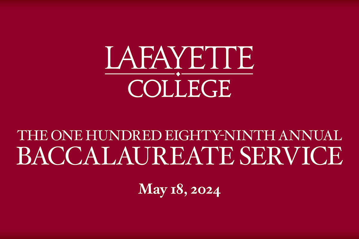 Live Broadcast - Baccalaureate Service - Commencement · Commencement ...
